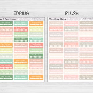 Pain Tracker Stickers // Spoonie Stickers | Functional Planner Stickers ...