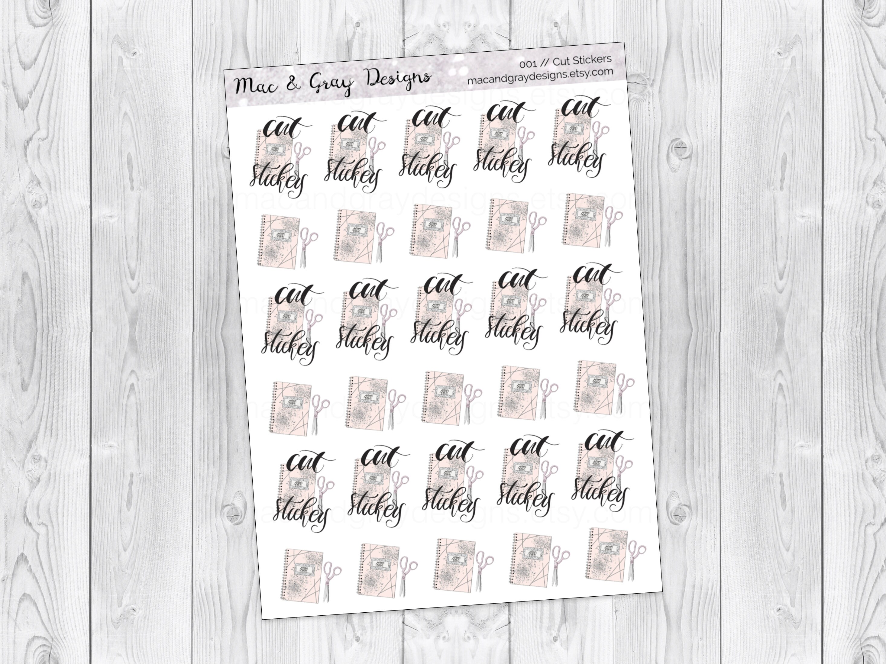 Functional Sticker Kit Flag Stickers Teardrop Stickers Minimal Stickers ...