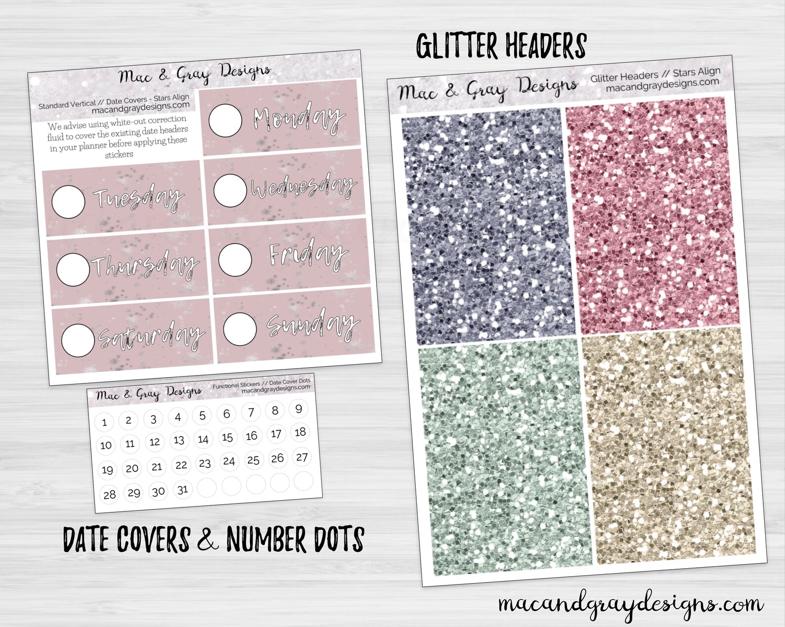 Stars Align // Weekly Planner Stickers Standard Vertical & | Etsy UK