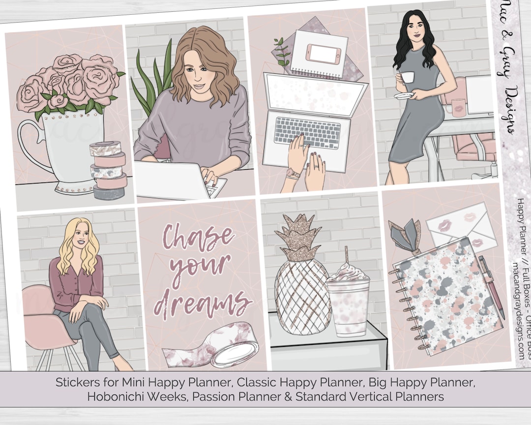 Büro Boss // Weekly Planner Sticker Arbeit Standard - Etsy.de