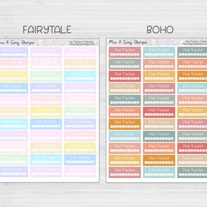 Pain Tracker Stickers // Spoonie Stickers | Functional Planner Stickers ...
