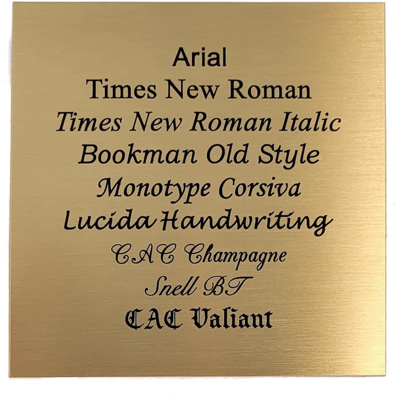 Engraved Plaque - Etsy