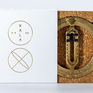 Kala Pocket Sundial | Precision Made in Austria | Brass Sun Watch Tells ...