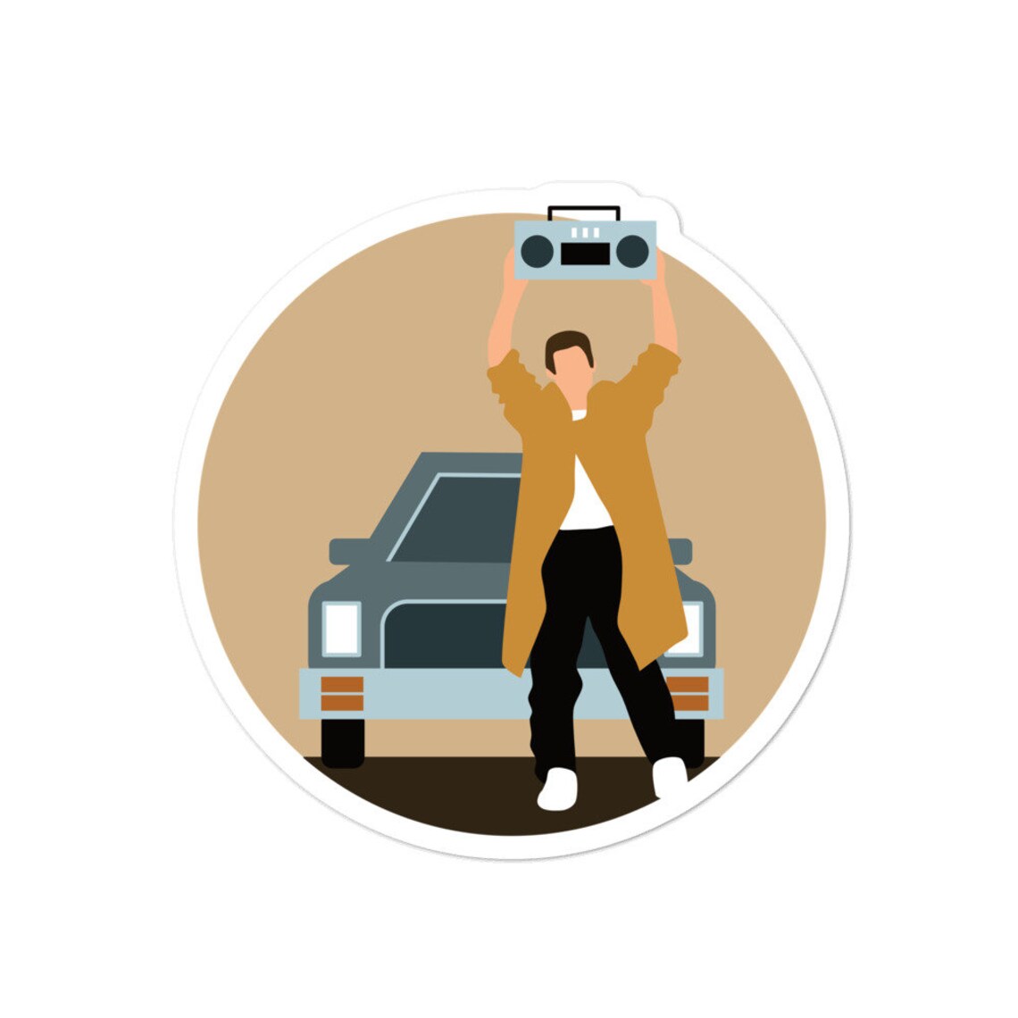 Say Anything Boombox Sticker Retro John Cusack/lloyd Dobler - Etsy UK