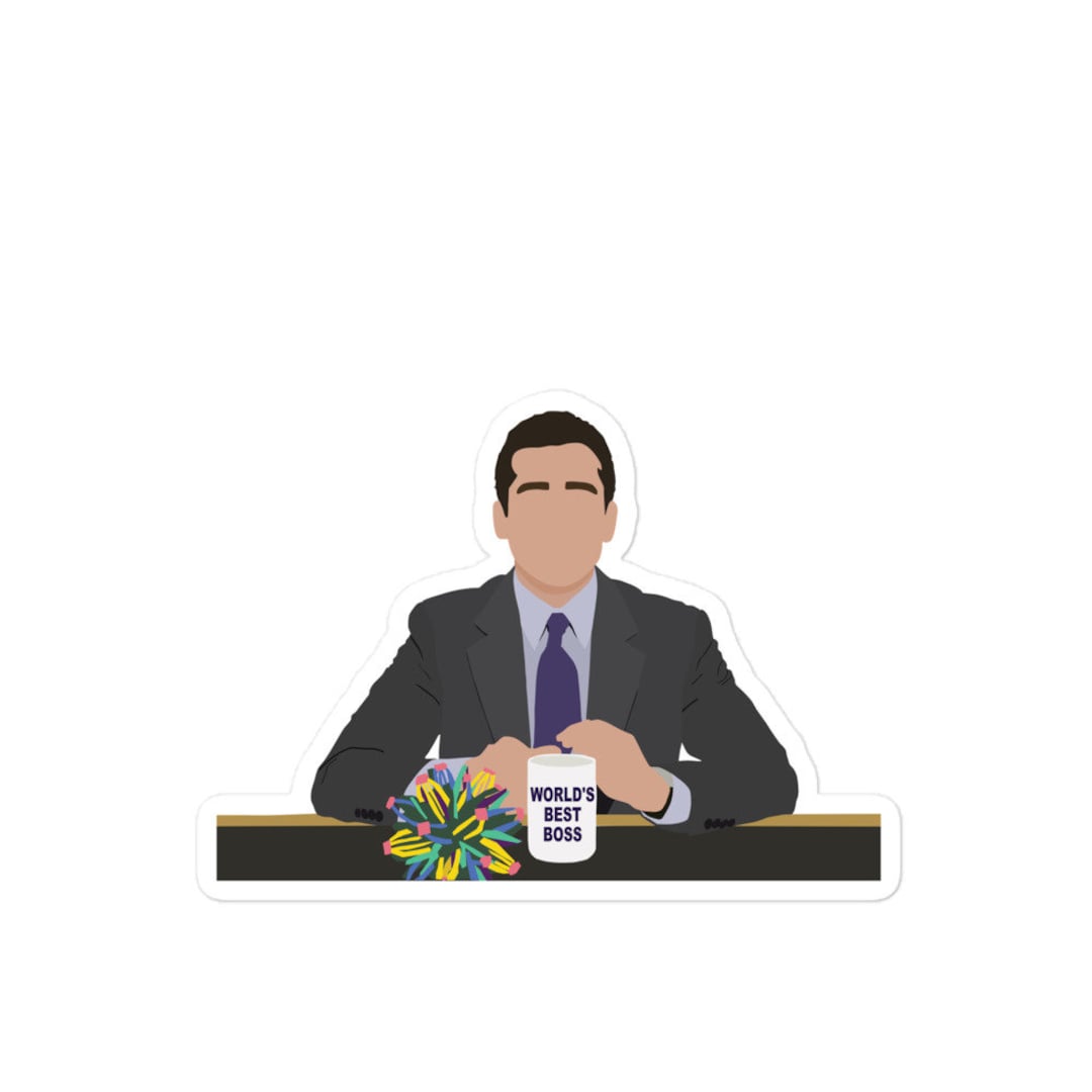 Michael Scott Sticker | the Office Vinyl Stickers - Etsy