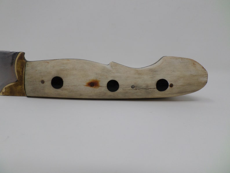 Vintage Greek Knife With Bone Handle Souvenir From Crete - Etsy