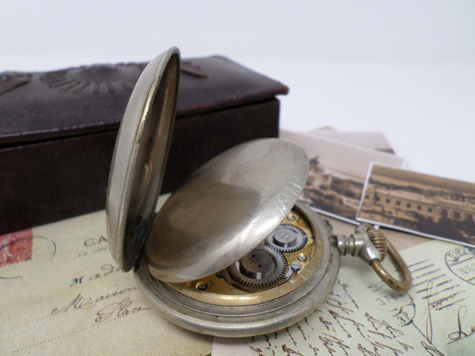 Antique REGULATEUR Pocket Watch, Vintage French Mens Watch, Working ...