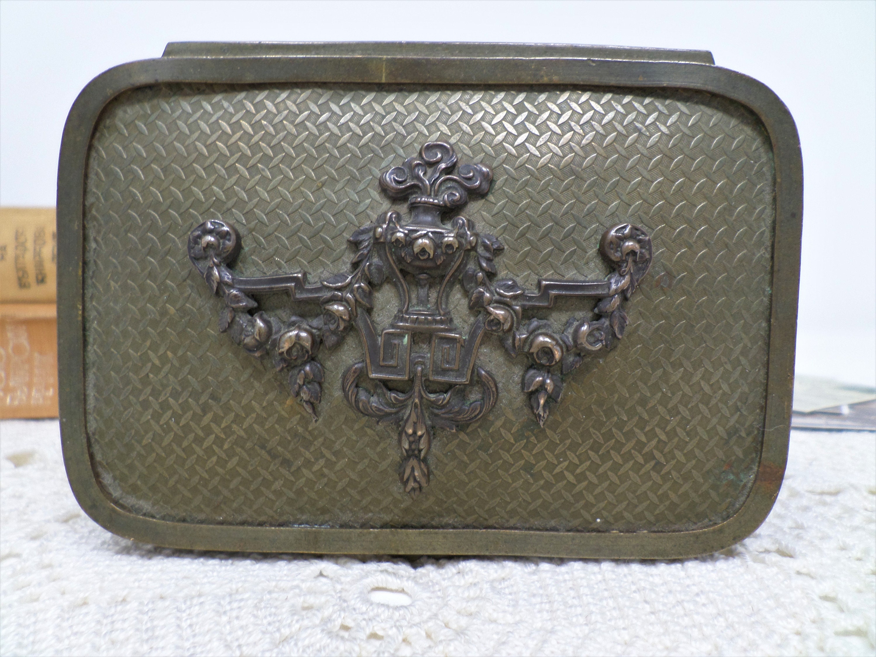 Vintage Brass Box Antique Ornate Trinket Box Old Jewelry - Etsy