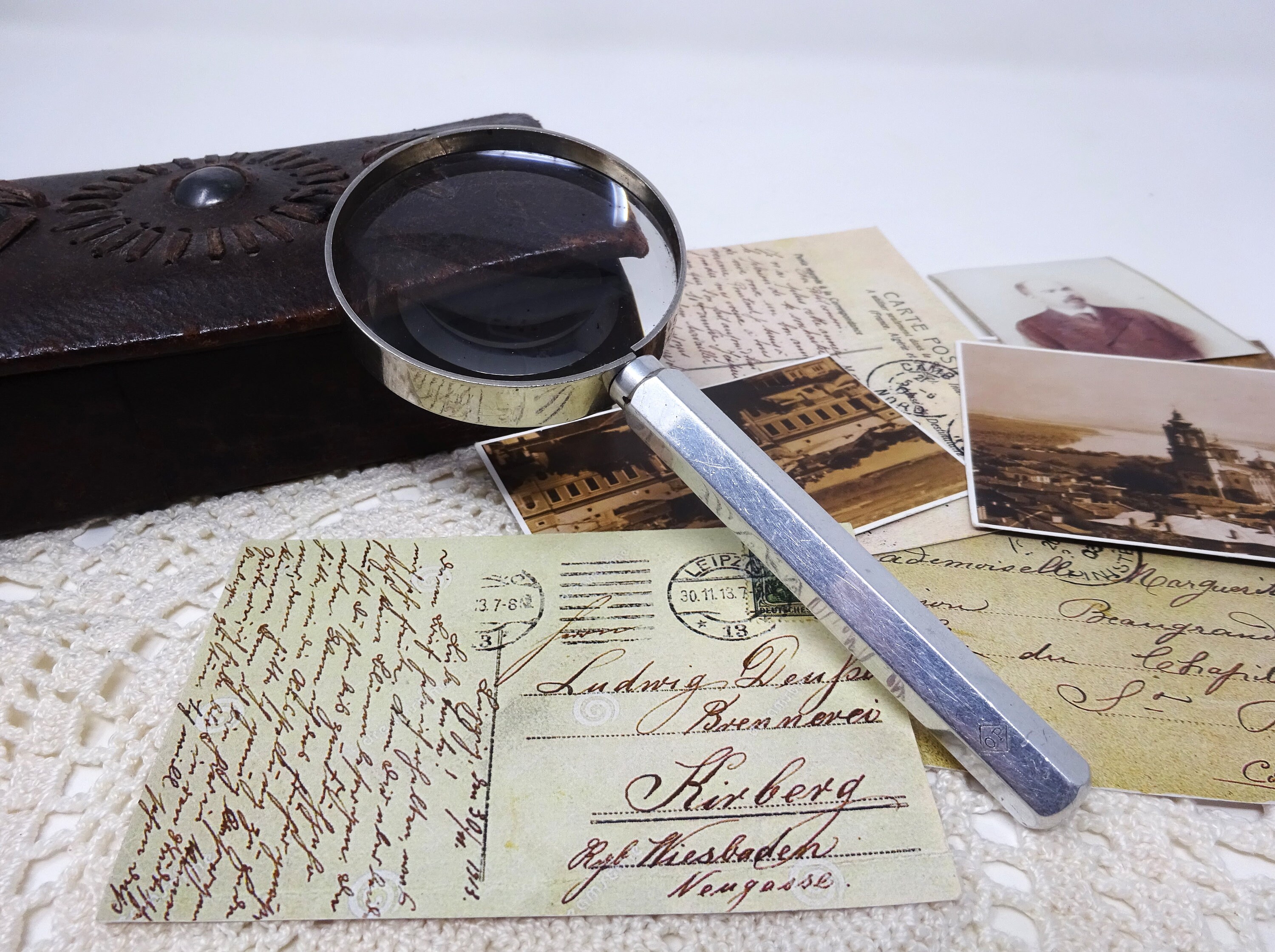 Vintage Magnifying Glass Old Magnifier Reading Glass Loupe - Etsy