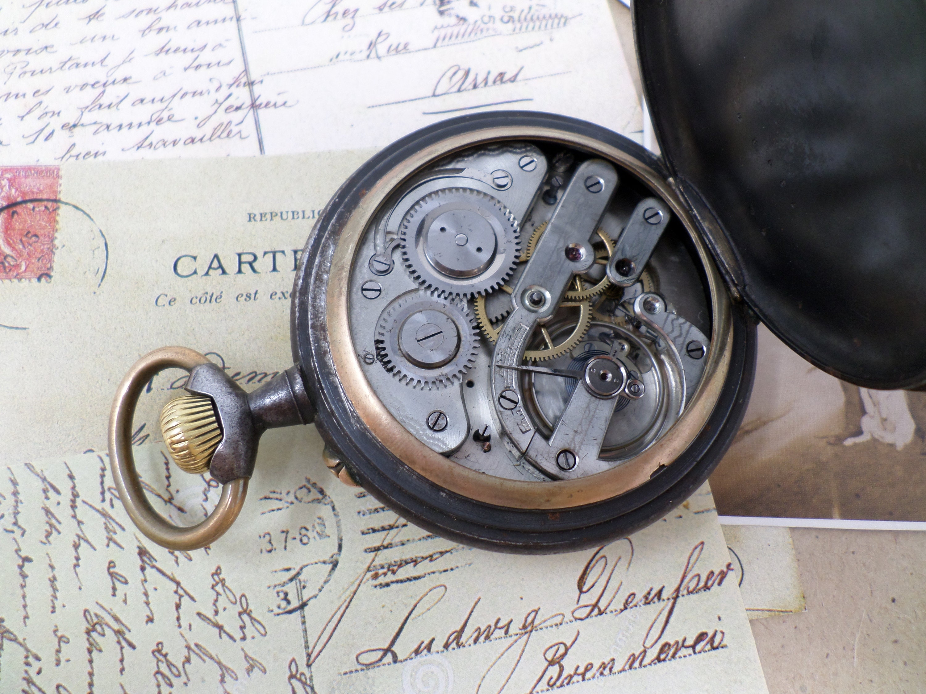 Antique REGULATEUR Pocket Watch Vintage French Mens Watch | Etsy