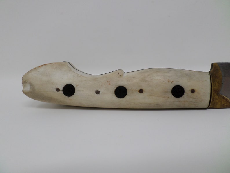 Vintage Greek Knife With Bone Handle Souvenir From Crete | Etsy