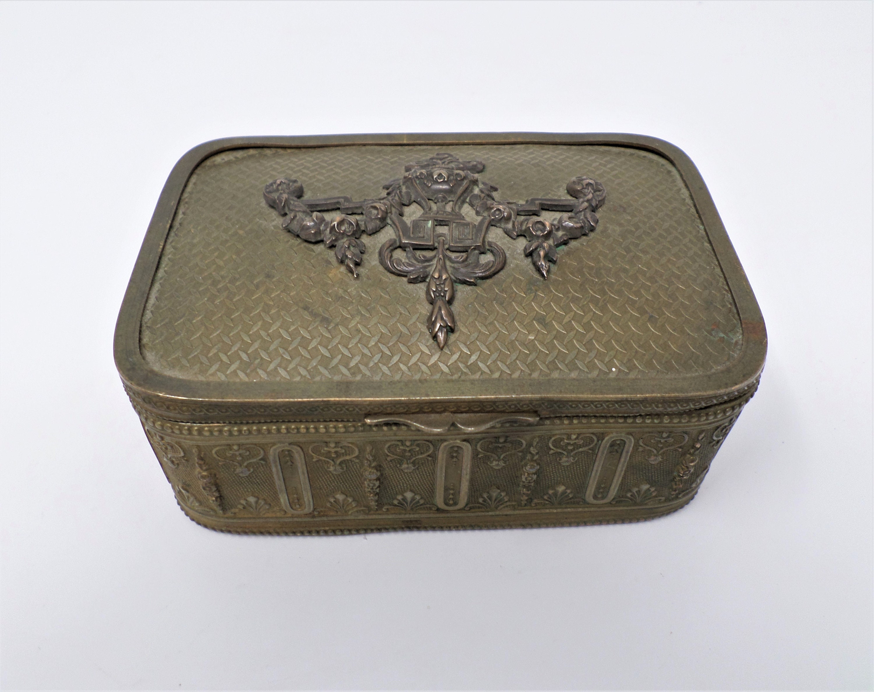Vintage Brass Box Antique Ornate Trinket Box Old Jewelry - Etsy