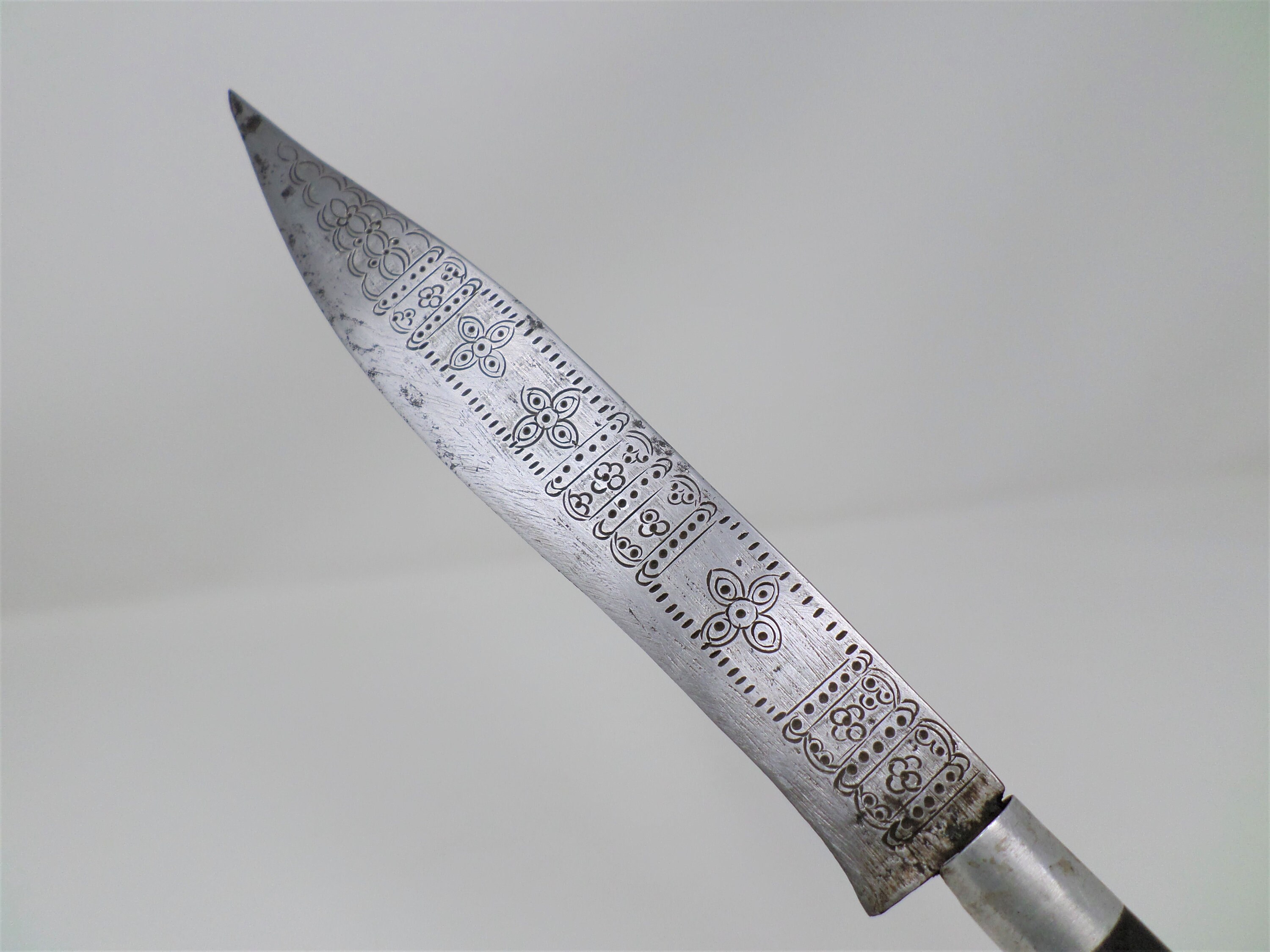 Vintage Arabic Knife With Wooden Ebony Sheath Antique Hand | Etsy