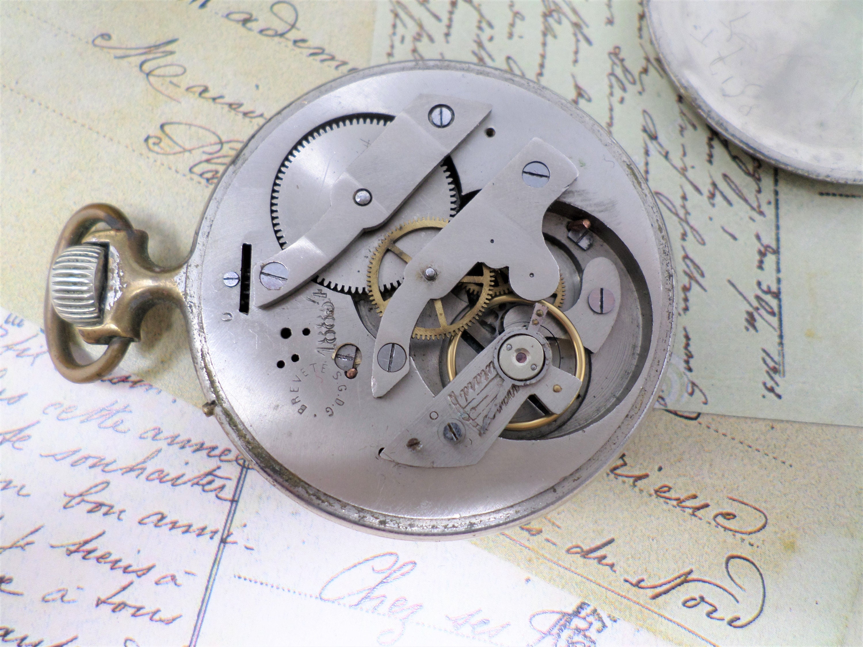 Vintage French Pocket Watch Antique Men's Pocket Watch - Etsy