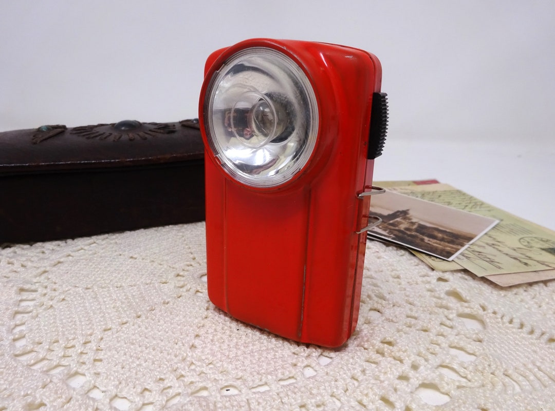 Vintage Signal Flashlight French Floodlight Collectible - Etsy