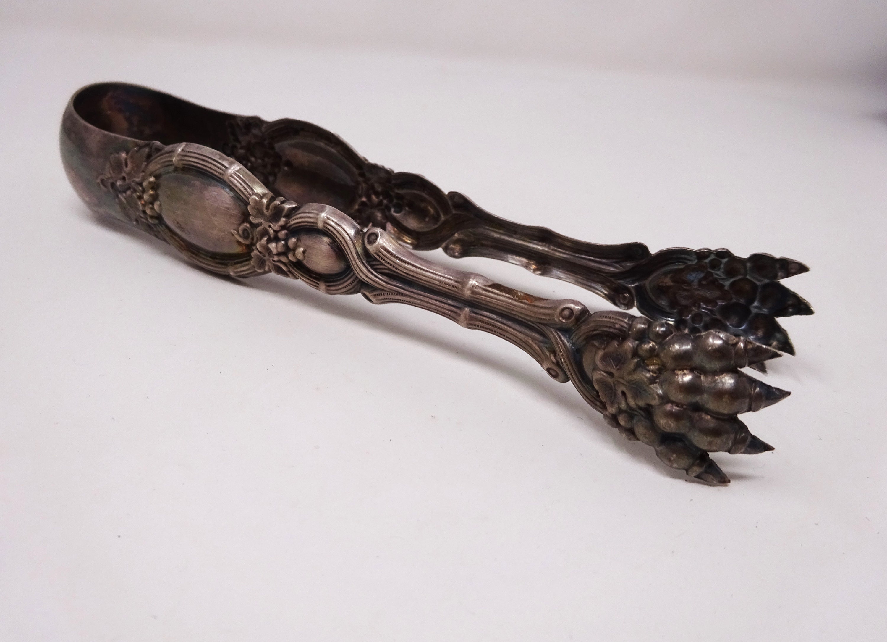 Vintage Sugar Tongs W/h Lion Claw Feet Silver Plated Ornate - Etsy