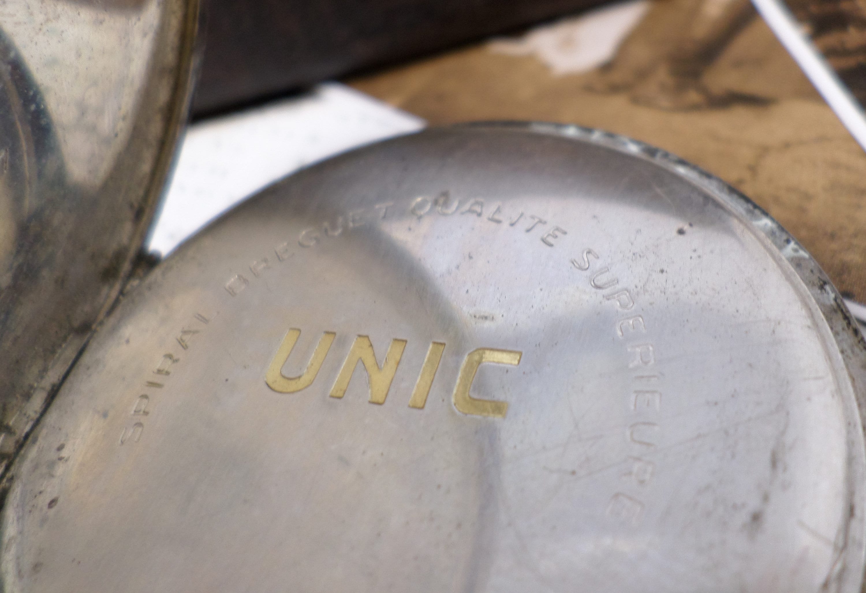 Silver Pocket Watch UNIC Vintage French Pocket Watch | Etsy