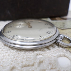 Vintage Swiss Pocket Watch REX, Mens Pocket Watch With Mechanical Ancre ...