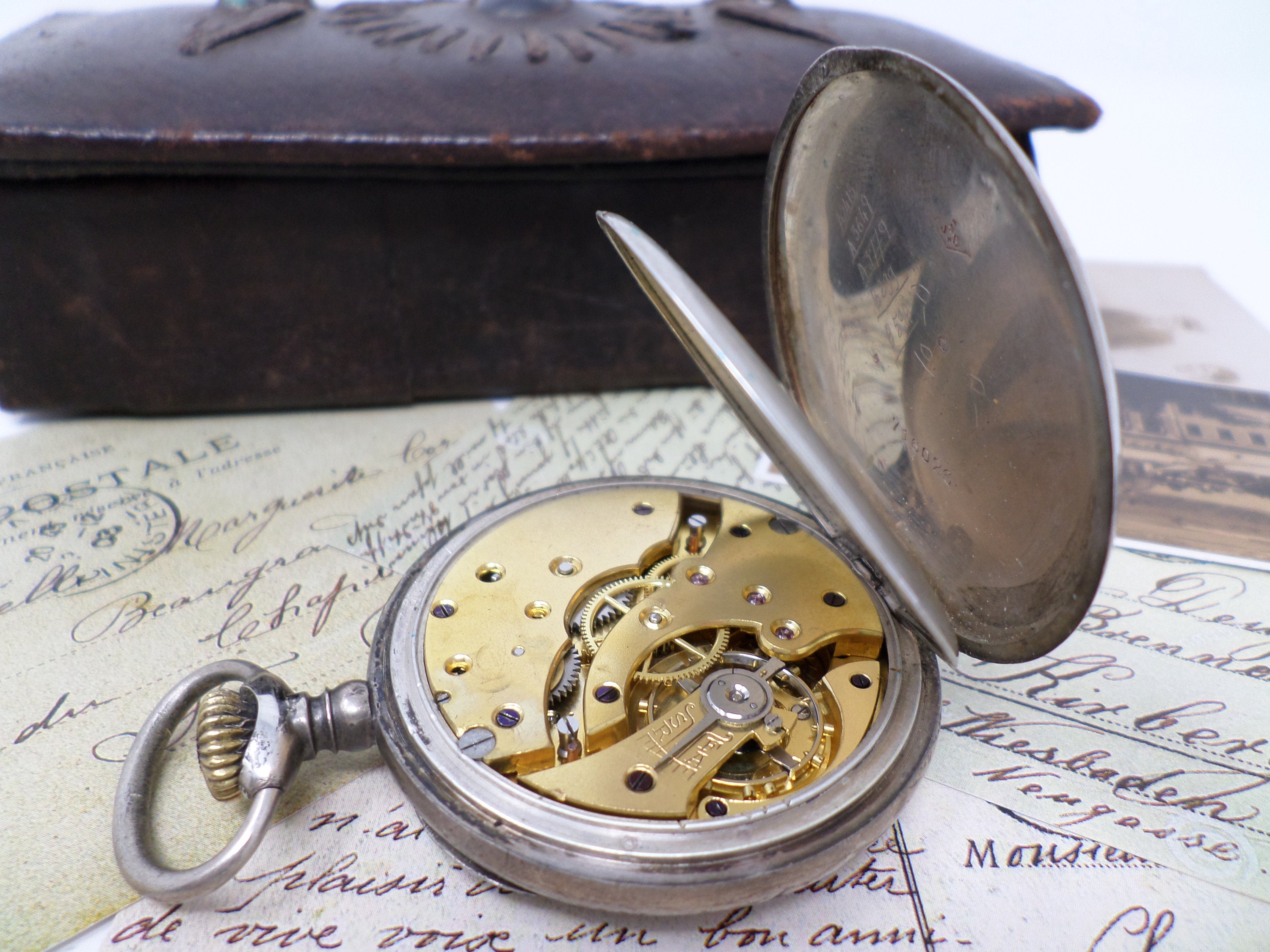 Silver Pocket Watch Chronometer Lip Vintage French Mechanical - Etsy UK