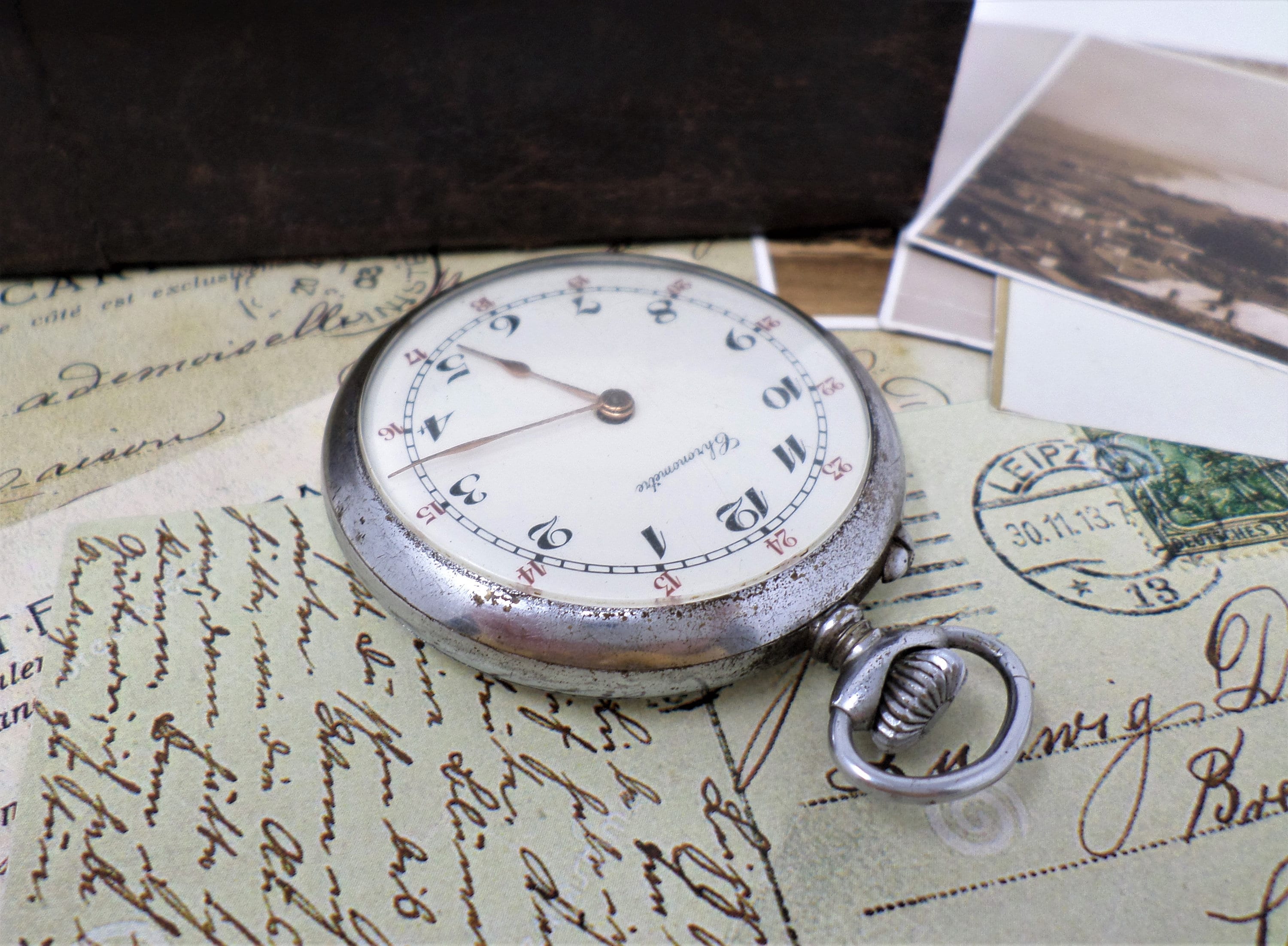Vintage Chronometer Pocket Watch French Men's Mechanical - Etsy