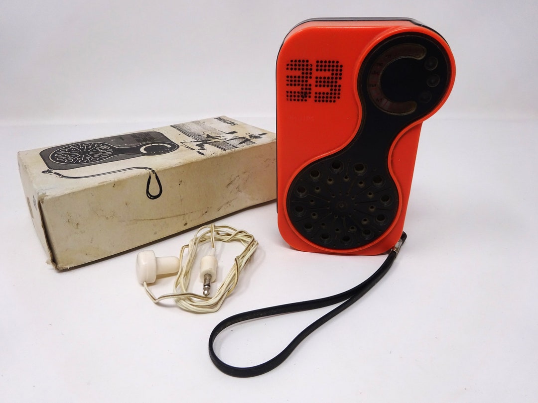 PHILIPS 33 Vintage Transistor Radio With Box, Portable Radio, Travel ...