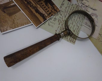 Antique Magnifying Glass - Etsy
