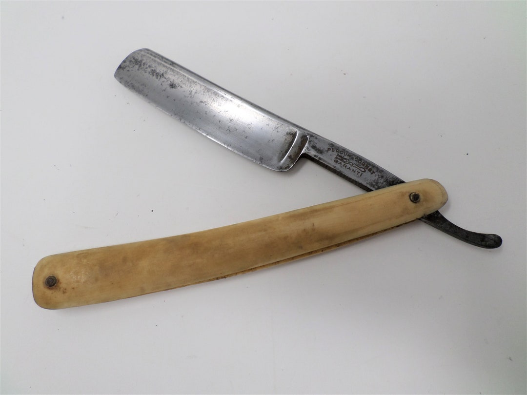 Vintage Straight Razor Marked "peroux Cognet Garanti", French Shaving ...