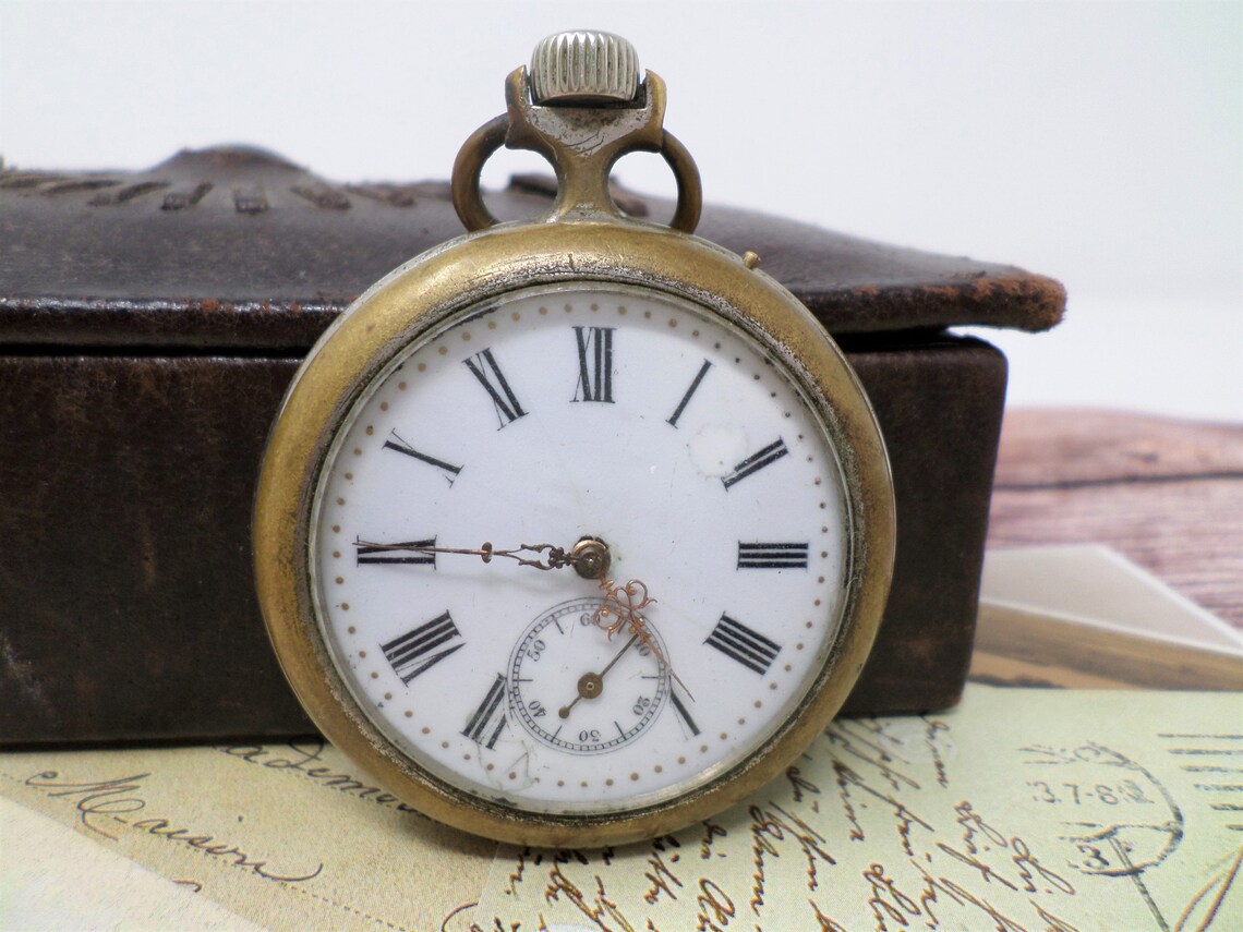 Vintage French Pocket Watch Antique Men's Pocket Watch - Etsy