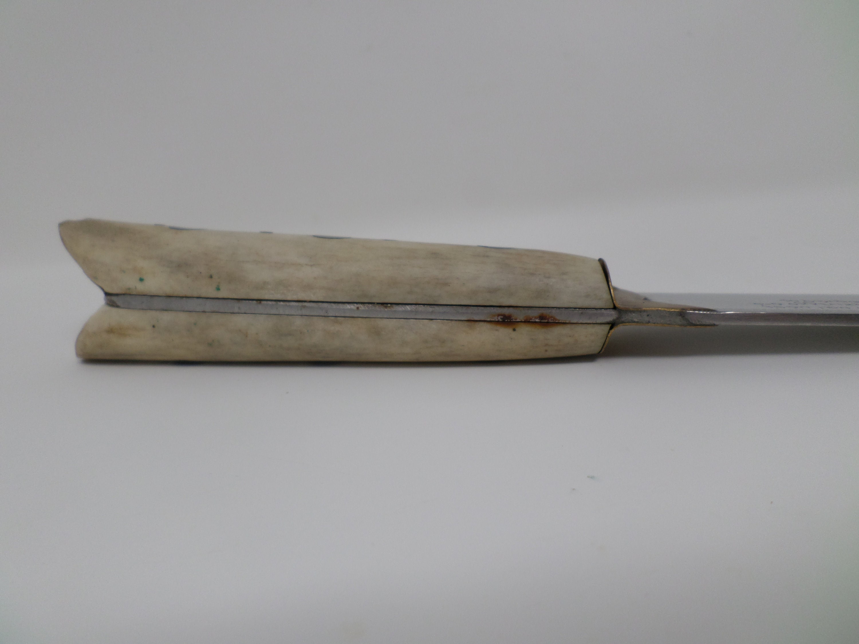 Vintage Greek Knife With Bone Handle Souvenir From Crete | Etsy