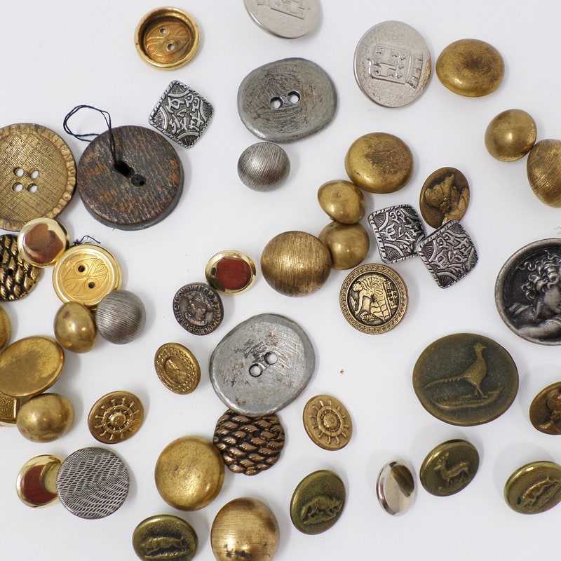 Embossed Buttons - Etsy