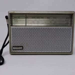 OCEANIC Vintage Radio Transistor, Original Radio, Old Portable Hand ...