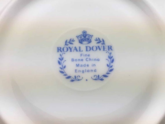 Kitchen & Dining Home & Living Flower of Month Fine Bone China Select Pattern Royal Dover Gold ...