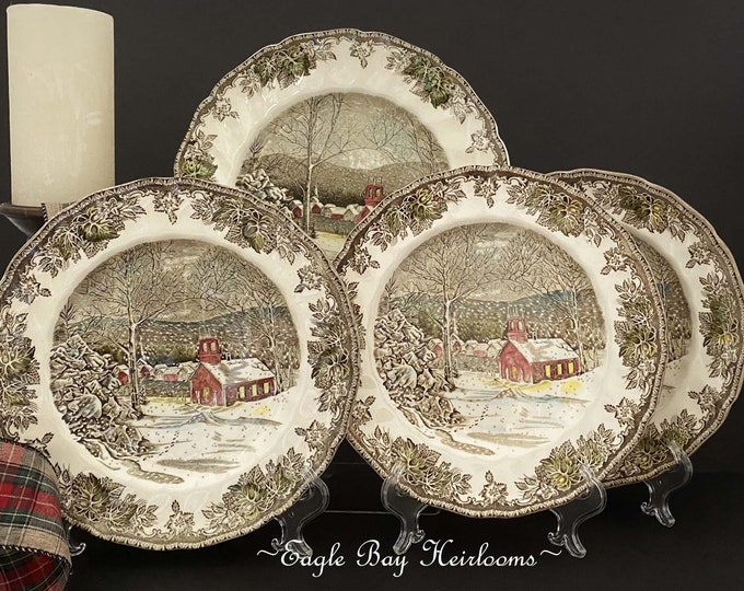 CHOICE: Johnson Bros. Friendly Village, the Schoolhouse, Dinner Plates ...