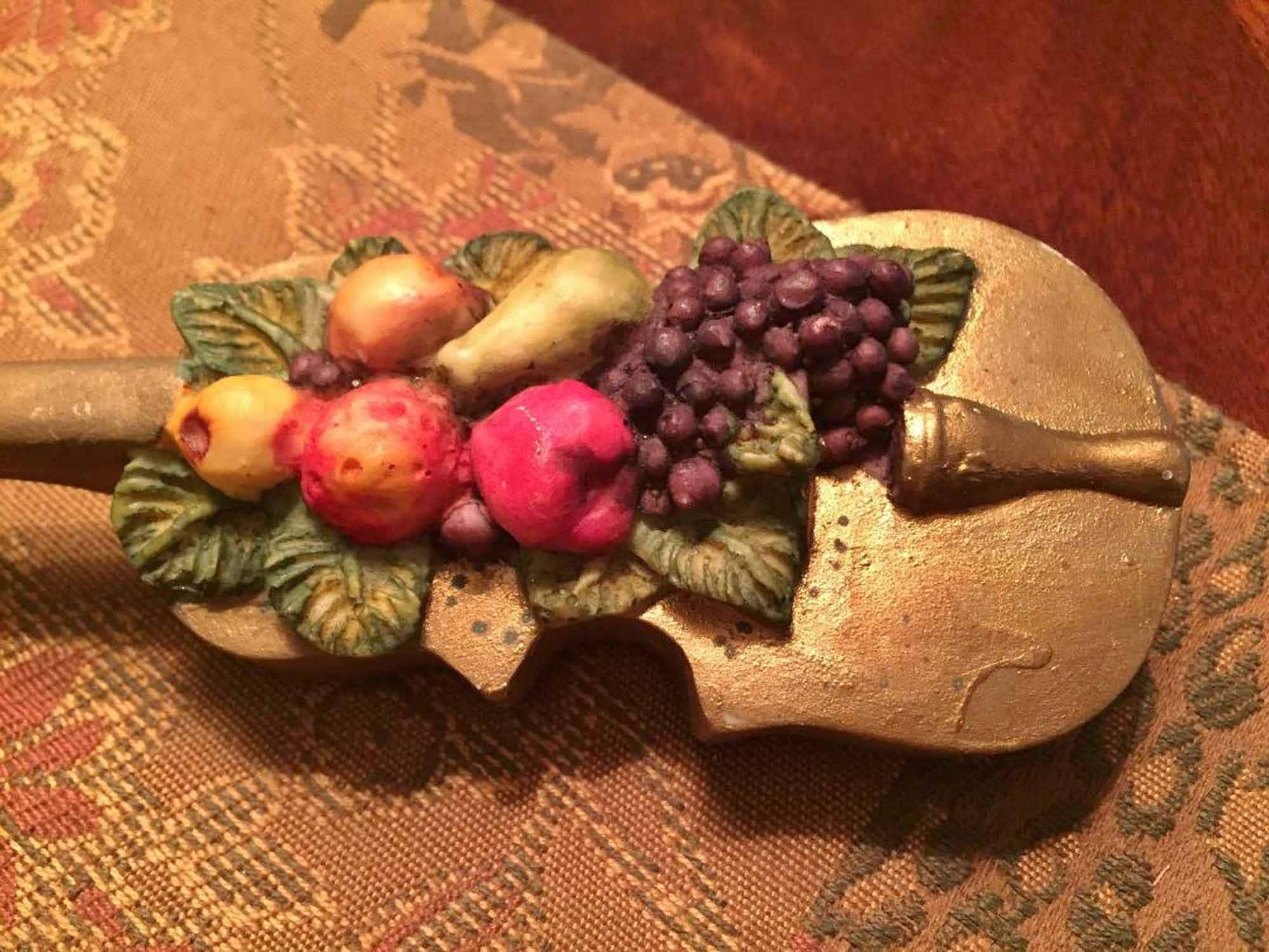 Baroque Style Christmas Tree Ornament Cello with Fruit | Etsy