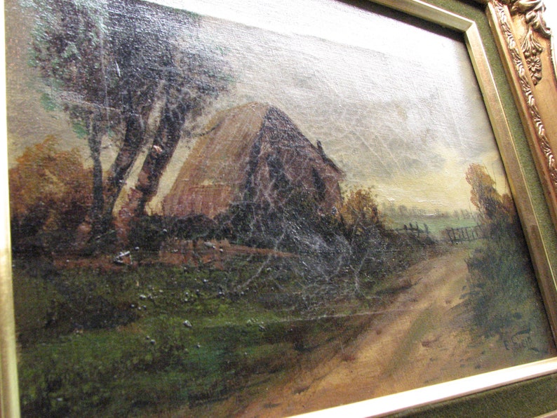 Antique Oil Painting, Listed Artist E. Loyal Field, Impressionist ...