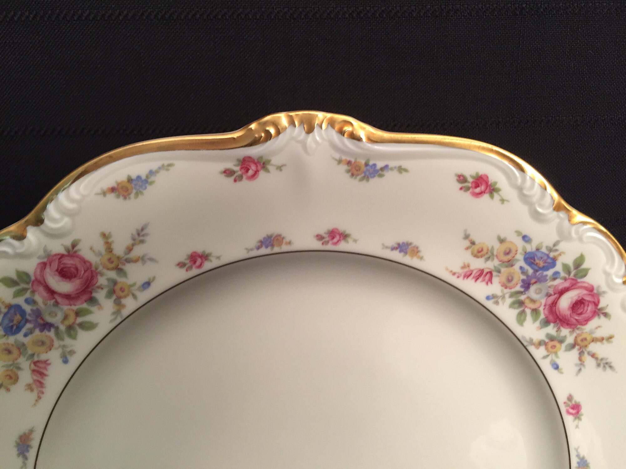 SALAD PLATE Rosenthal-Continental Selb Germany Pompadour | Etsy