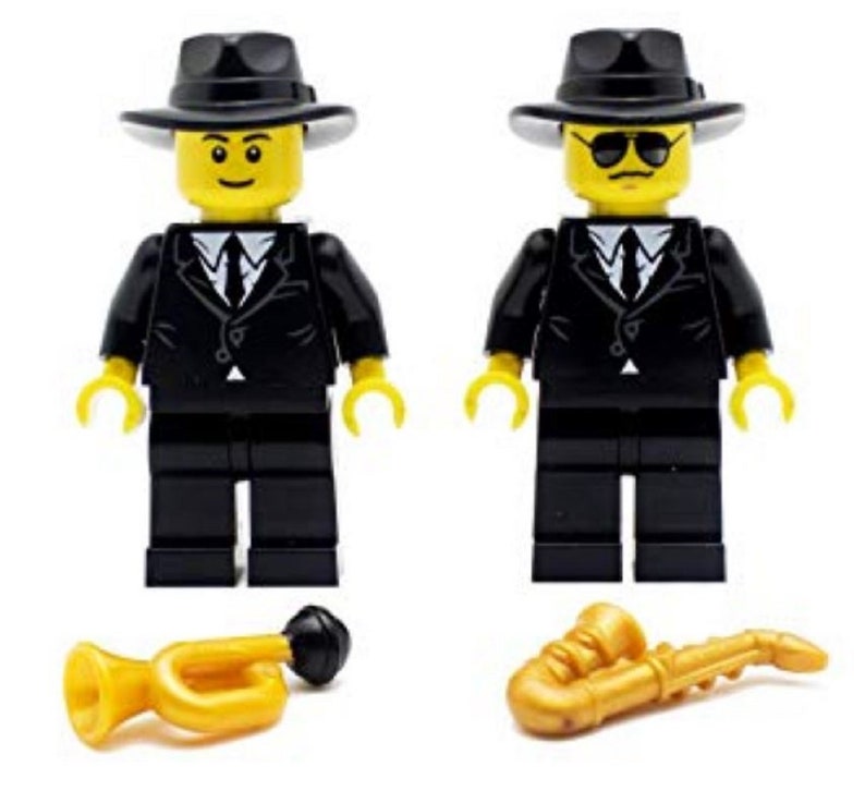 LEGO Jazz Blues Minfigure Singers Minifigures Made From LEGO - Etsy