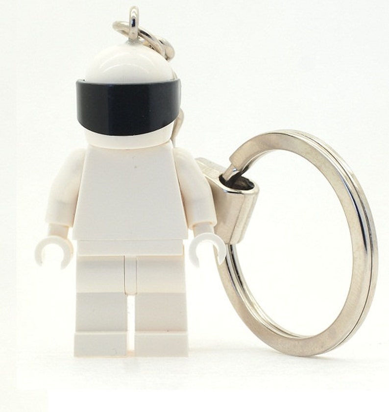 The Stig Minifigure Keychain Custom Made Using LEGO Parts - Etsy