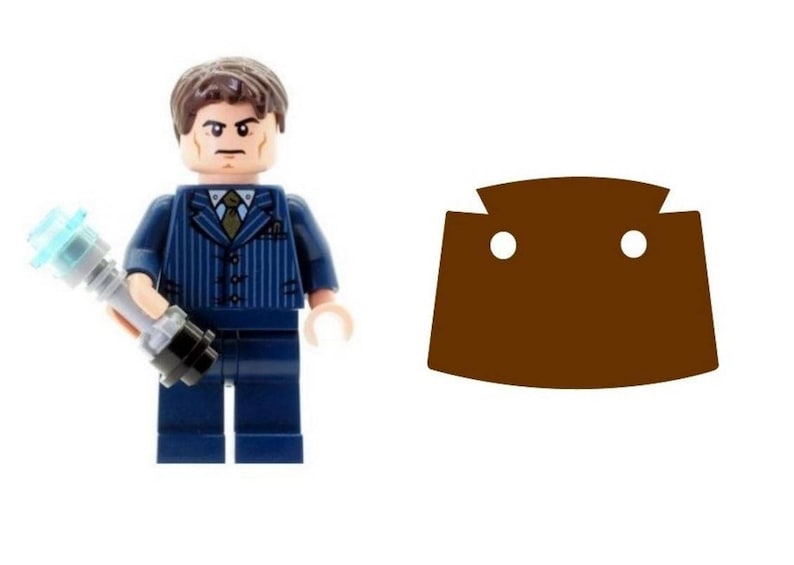 10th Doctor Who Minifigure Custom NEW Made With LEGO Parts | Etsy