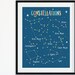 Constellation Print, Space Art Constellations Nursery Wall Art Kids ...