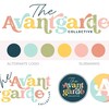Retro Branding Kit, Custom Vintage Branding Package, Funky Hippie Text ...