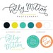 Retro Branding Kit, Custom Vintage Branding Package, Funky Hippie Text ...