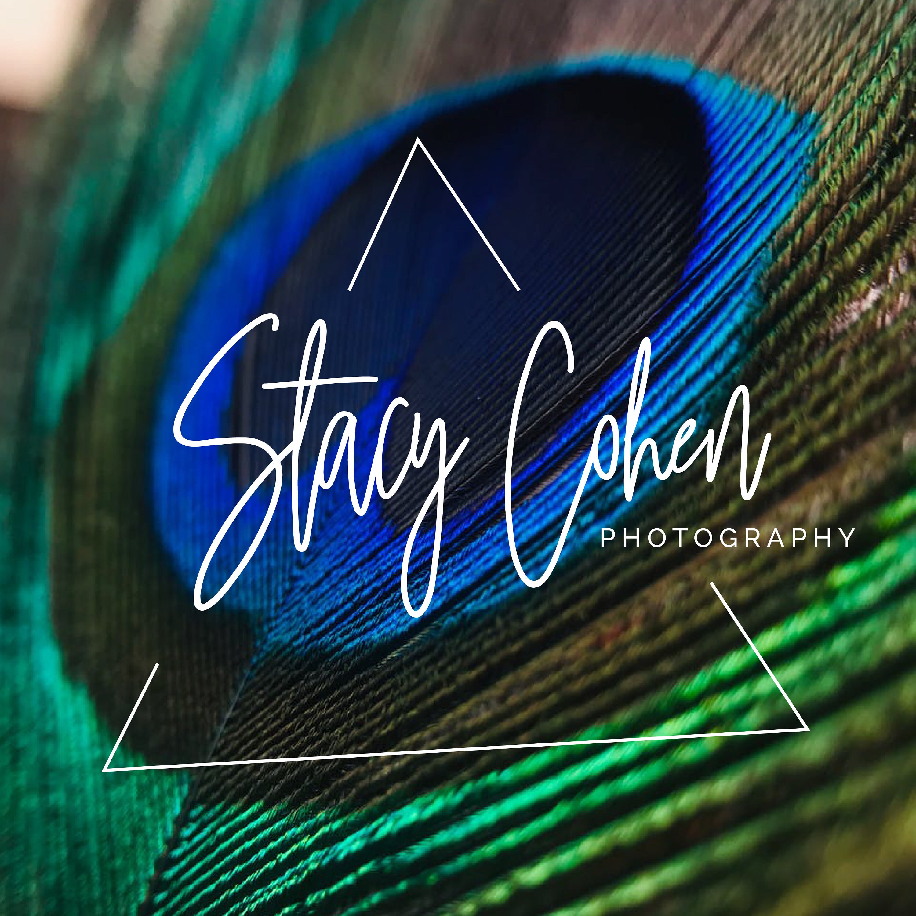 Triangle Logo Design Geometric Branding Kit Photography Logo - Etsy