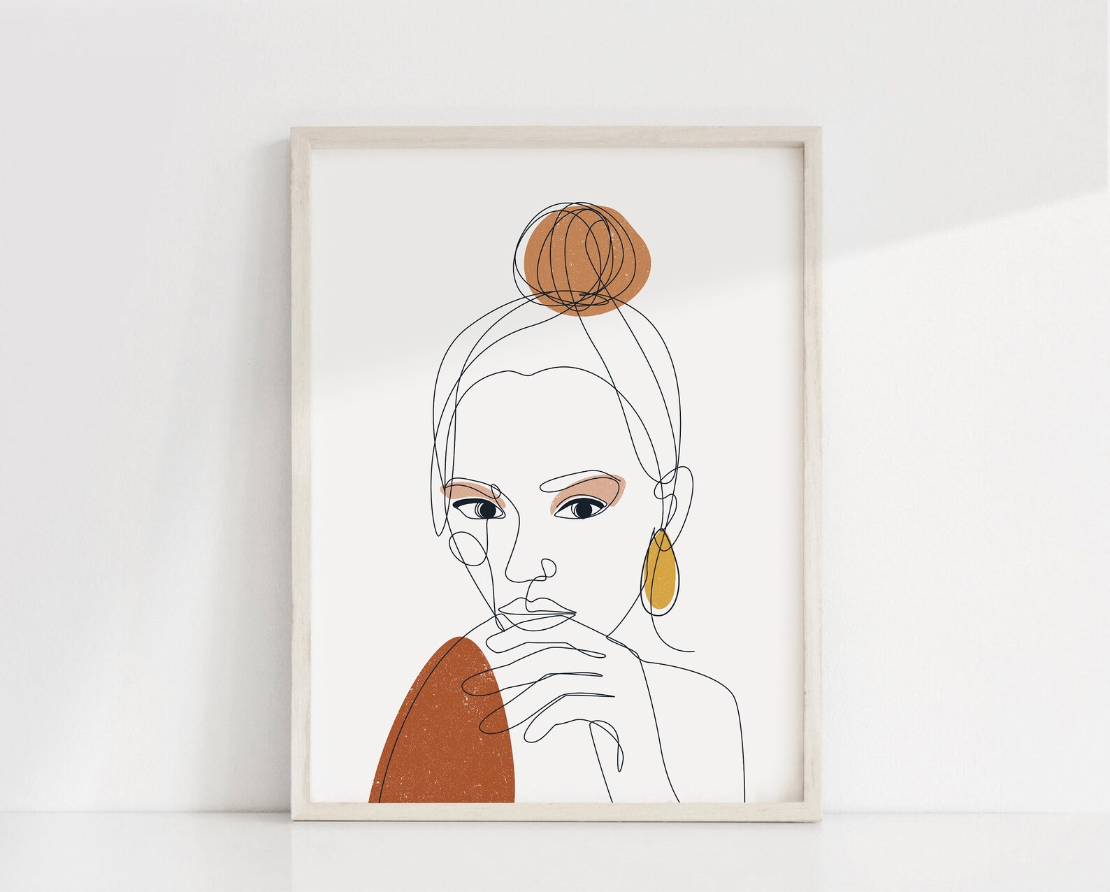 Abstract Woman Line Drawing Female Portrait Beauty Line Illustration ...