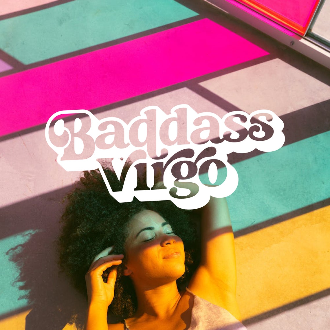 Rainbow Retro Logo Design for Business Boho Premade Logo - Etsy