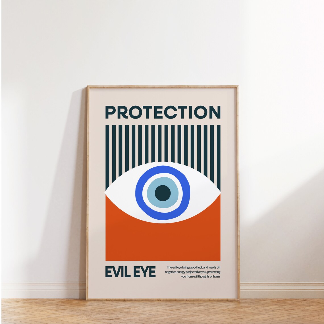 Evil Eye Poster Spiritual Wall Art, Nazar Art Print, Trendy Wall Art ...