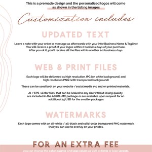 Retro Branding Kit, Custom Vintage Branding Package, Funky Hippie Text ...