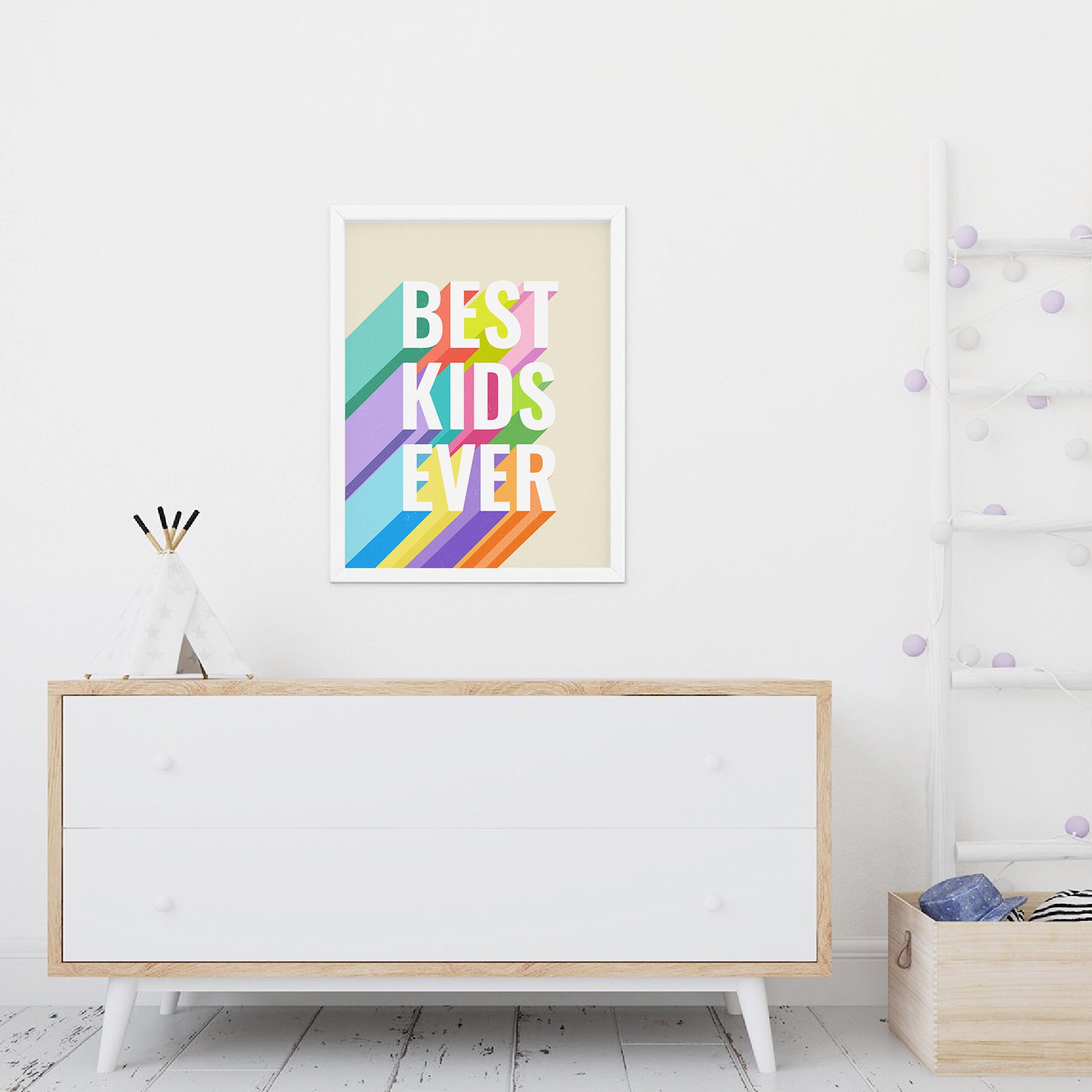 Minimalist Nursery Printable Quote Kids Quote Print Retro | Etsy