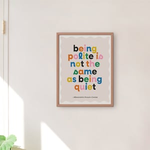 AOC Feminist Print, Girl Boss Poster AOC Quote, Aesthetic Wall Decor ...