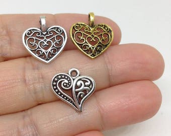 Filigree heart | Etsy